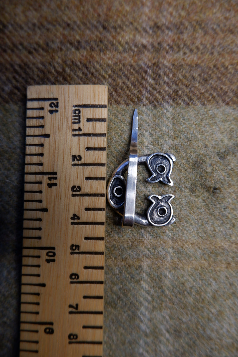 Birsay Pictish Beast Brooch in Sterling Silver – Caledonian Forge