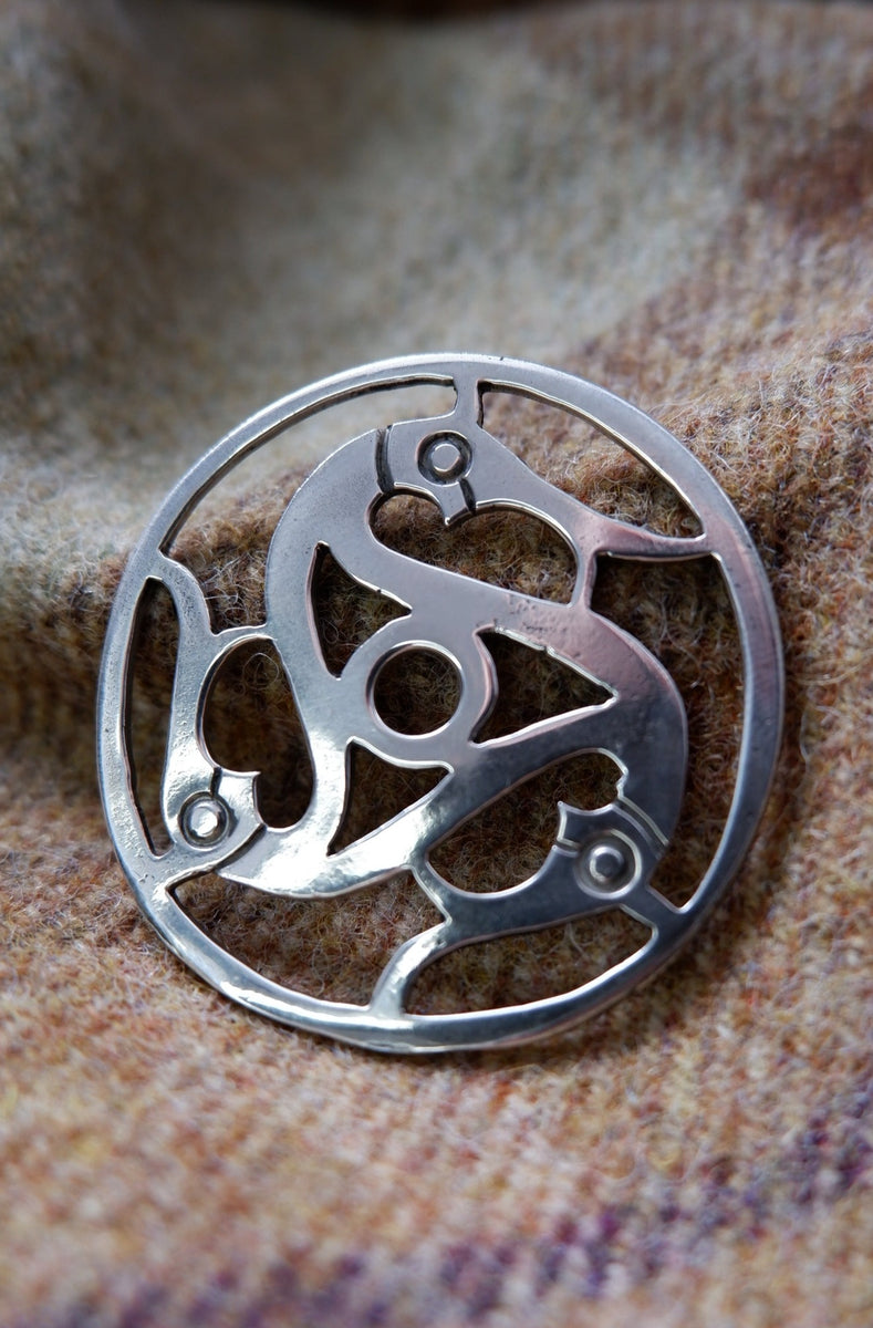 Vendel Style Triskellion Pendant in Bronze, Silver, or Gold ...