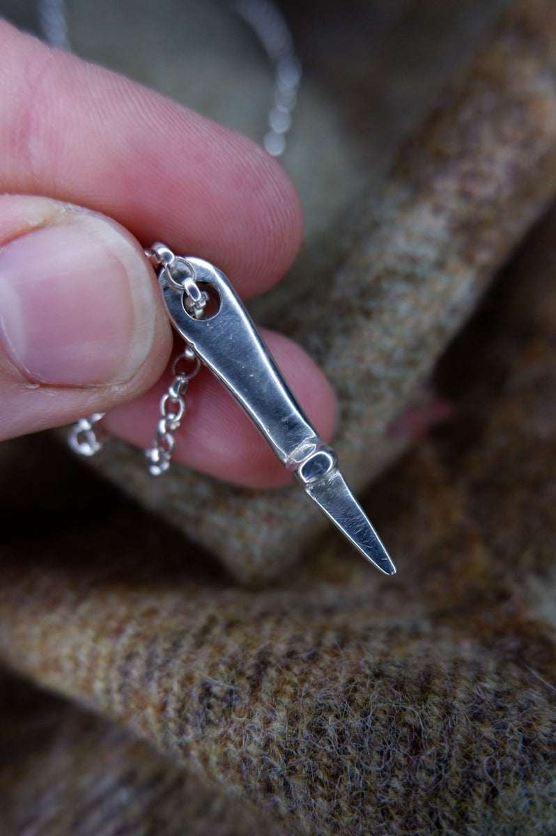 Whithorn Cross Pendant in Sterling Silver – Caledonian Forge