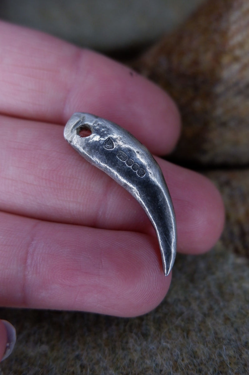 Tooth Pendant in Sterling Silver – Caledonian Forge