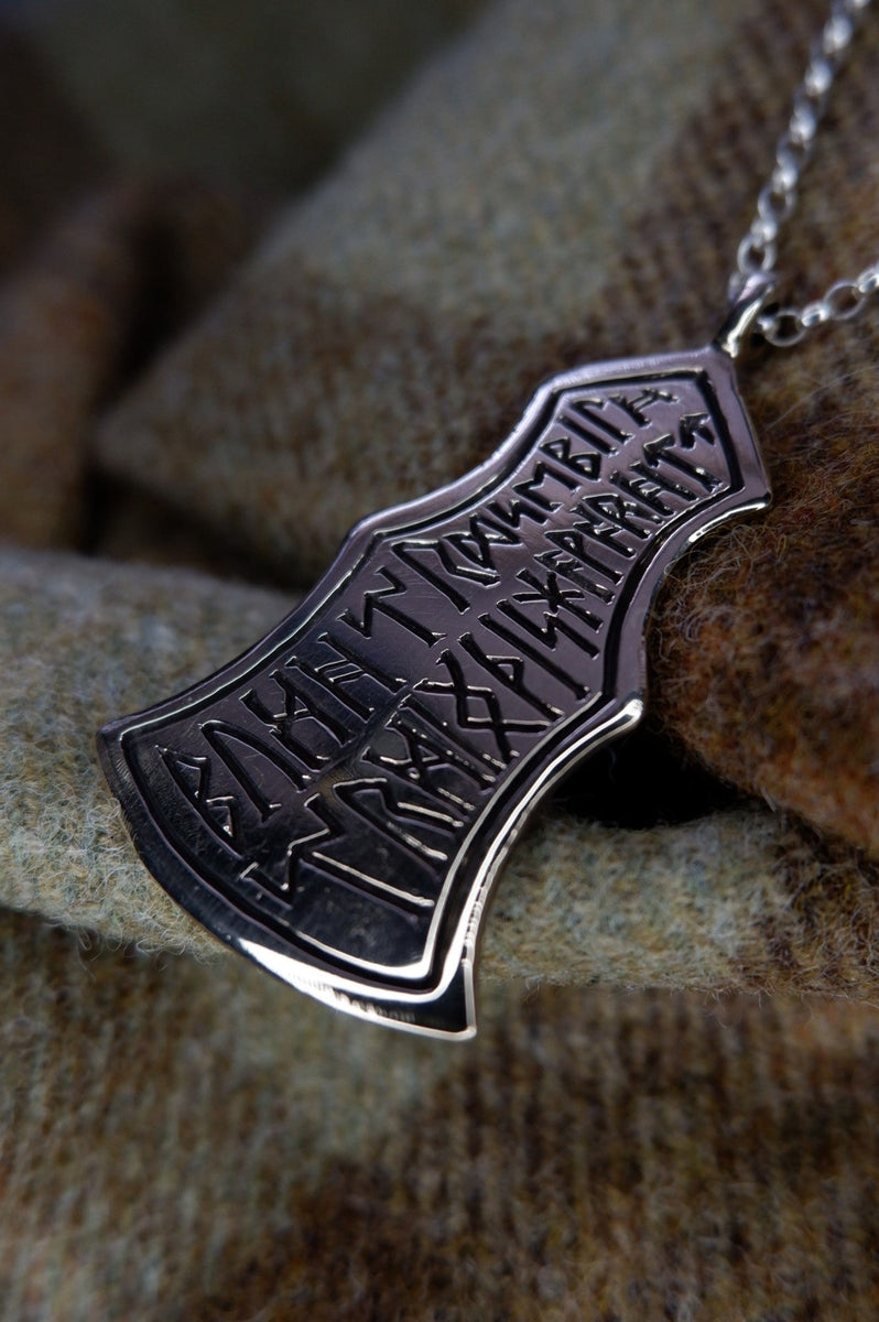 Anglo Saxon Rune Pendant from Suffolk – Caledonian Forge