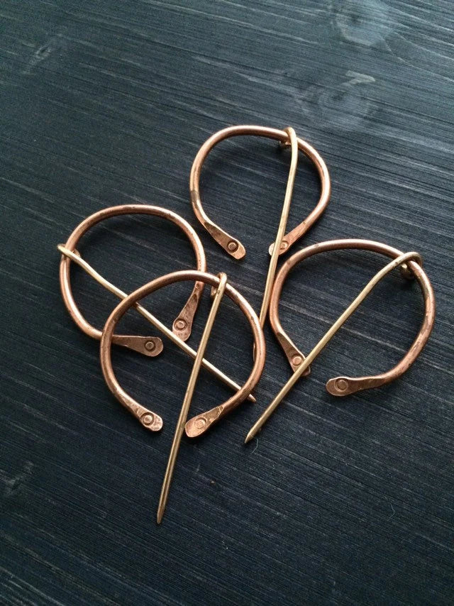 Bronze Age Inspired Penannular Brooches Caledonian Forge