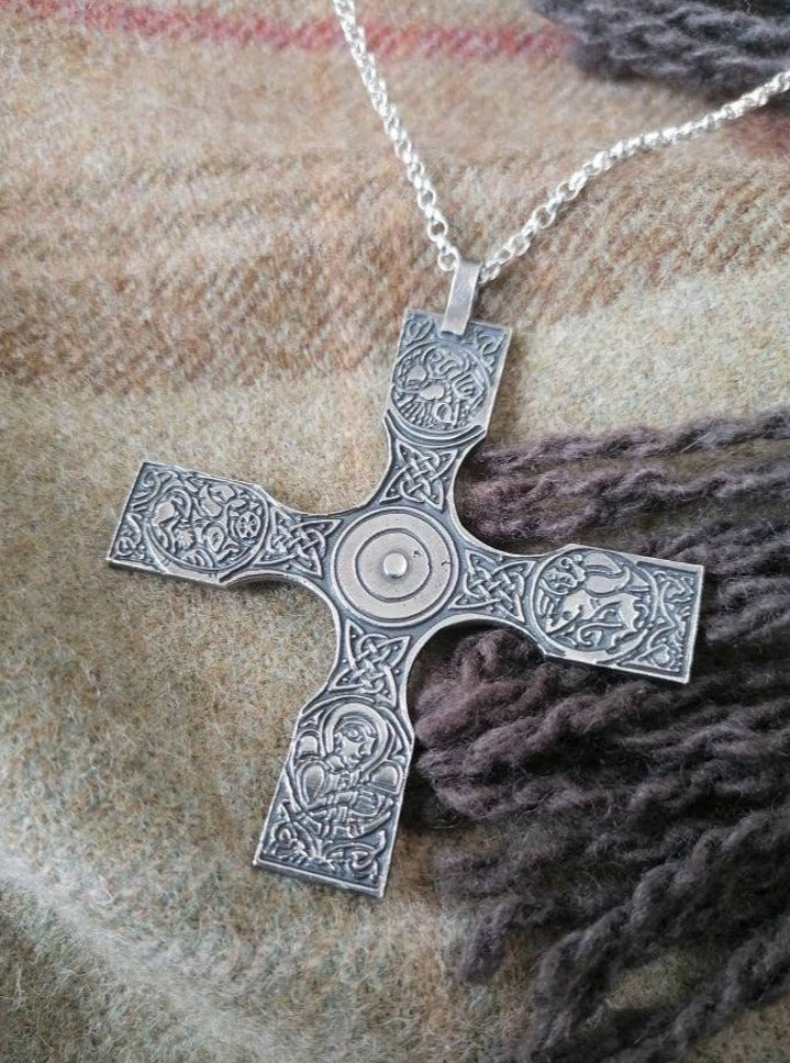 Galloway Hoard Pectoral Cross in Sterling Silver - Miniature ...