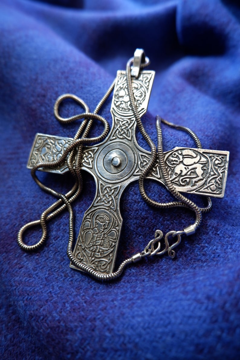Galloway Hoard Pectoral Cross in Sterling Silver - True to Size ...