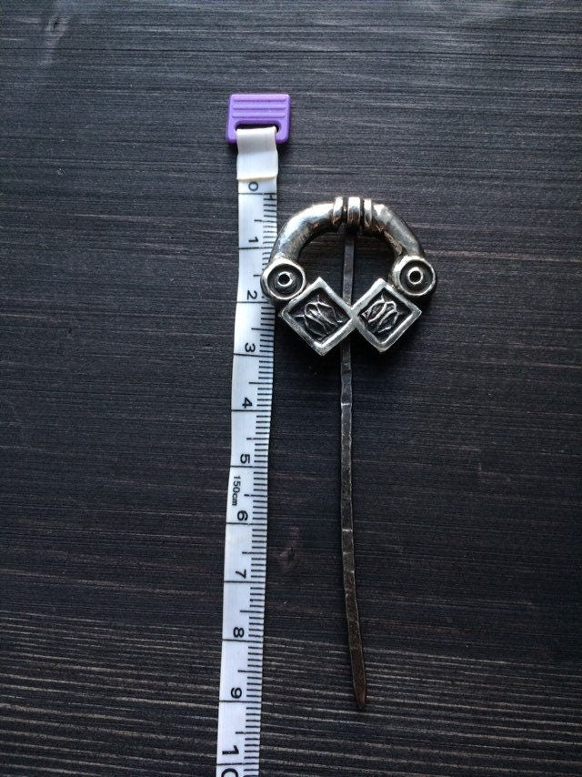 Celtic/Pictish Pseudo Penannular Brooch in Sterling Silver – Caledonian ...