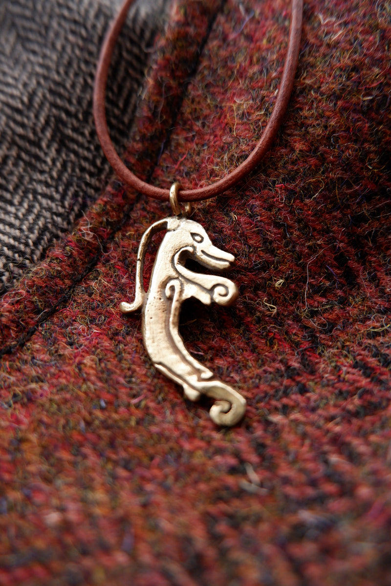 Pictish Beast Pendant in silver – Caledonian Forge